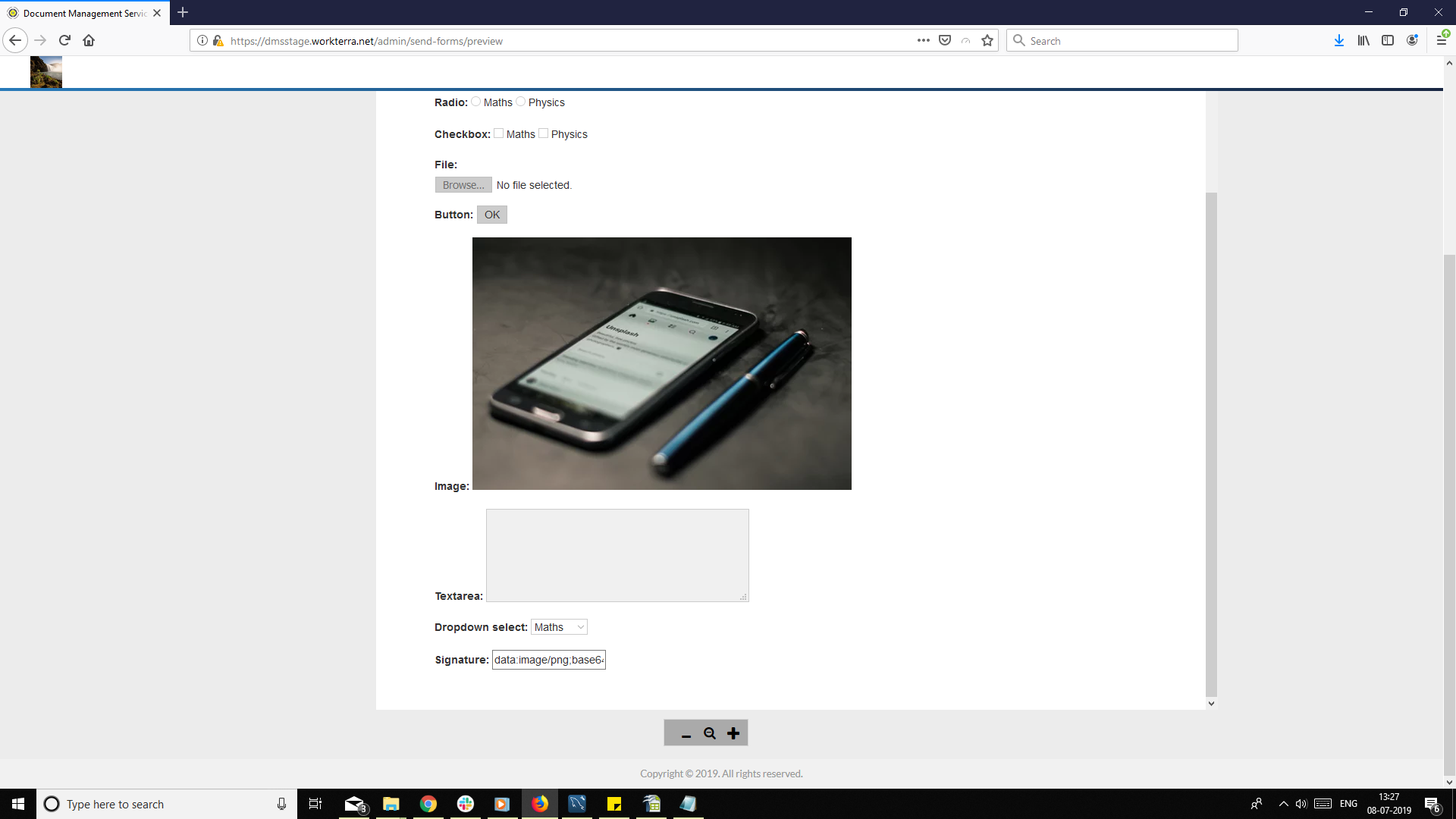 Dms 1613 Dms Preprod Text And Html Signature Base 64 Url Is